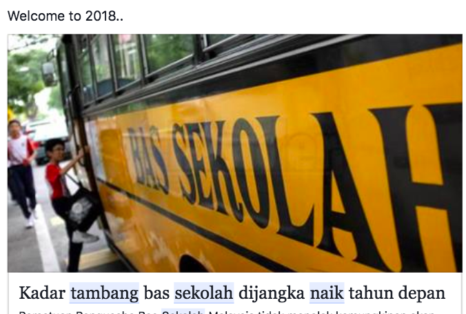 Tambang Bas Sekolah Di Sabah Naik Bagi Sesi Persekolahan 2018 ...